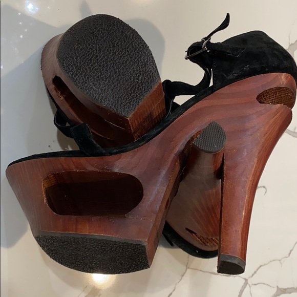 Two Lips | Shoes | Cutout Wooden Platform Heels | Poshmark